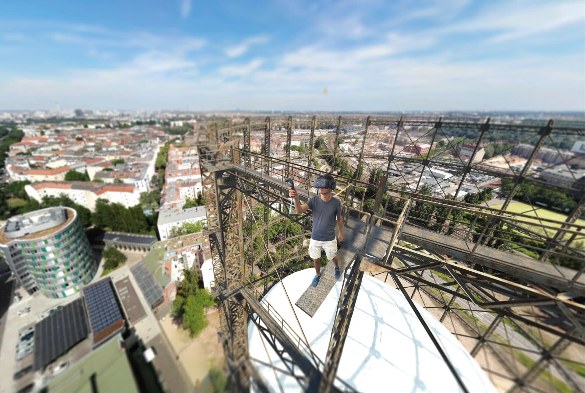 VR Gasometer tour - Virtual view of the EUREF-Campus