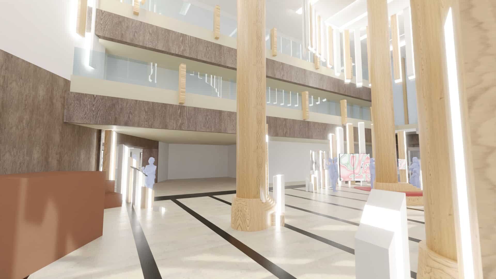 Interactive foyer for companies – guaranteed to impress your guest